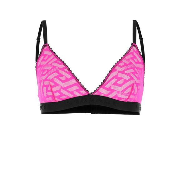 Versace | Accessories | Versace Fuchsia Lace Bra | Poshmark